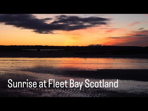 Unforgettable Sunrise at Fleet Bay Scotland: My Solo Beach Camp Journey ...