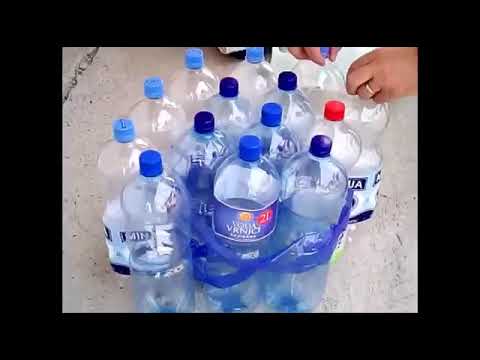 DIY Make a Small Table Reusing Plastic Bottles [ITfriend] #DIY # ...