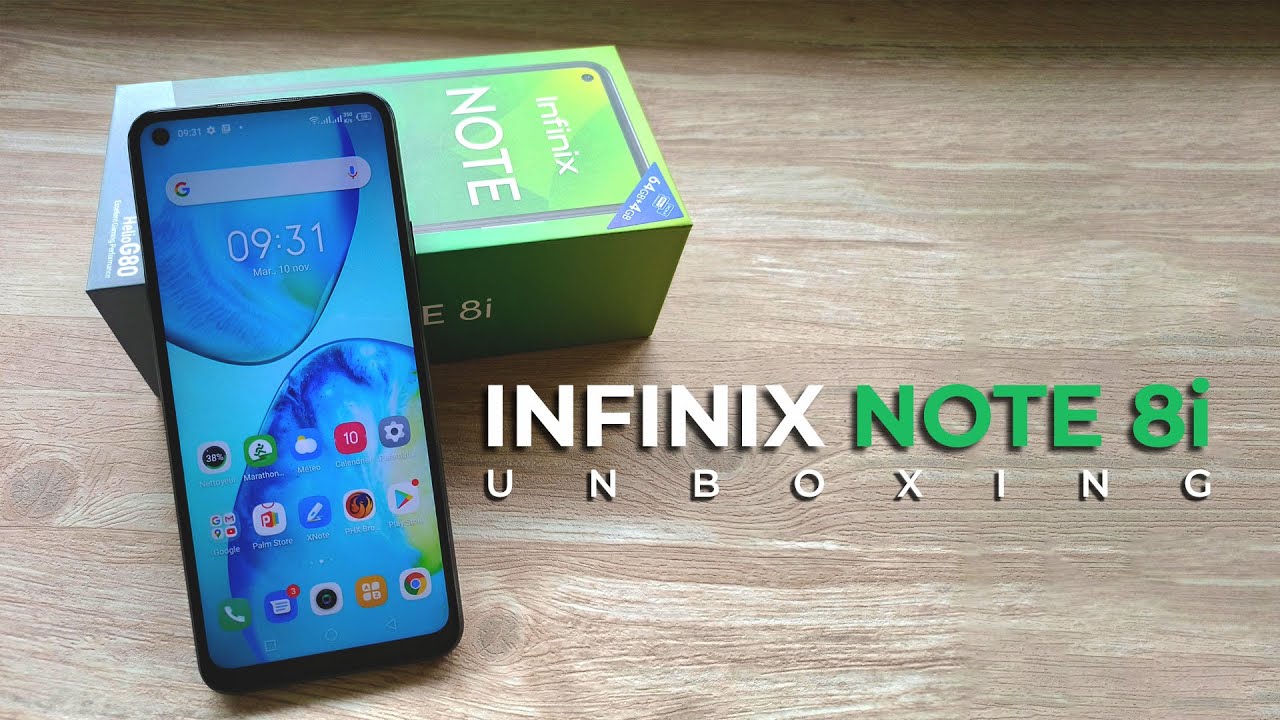 Infinix Note 8i Unboxing (déballage) et premier aperçu - YouTube