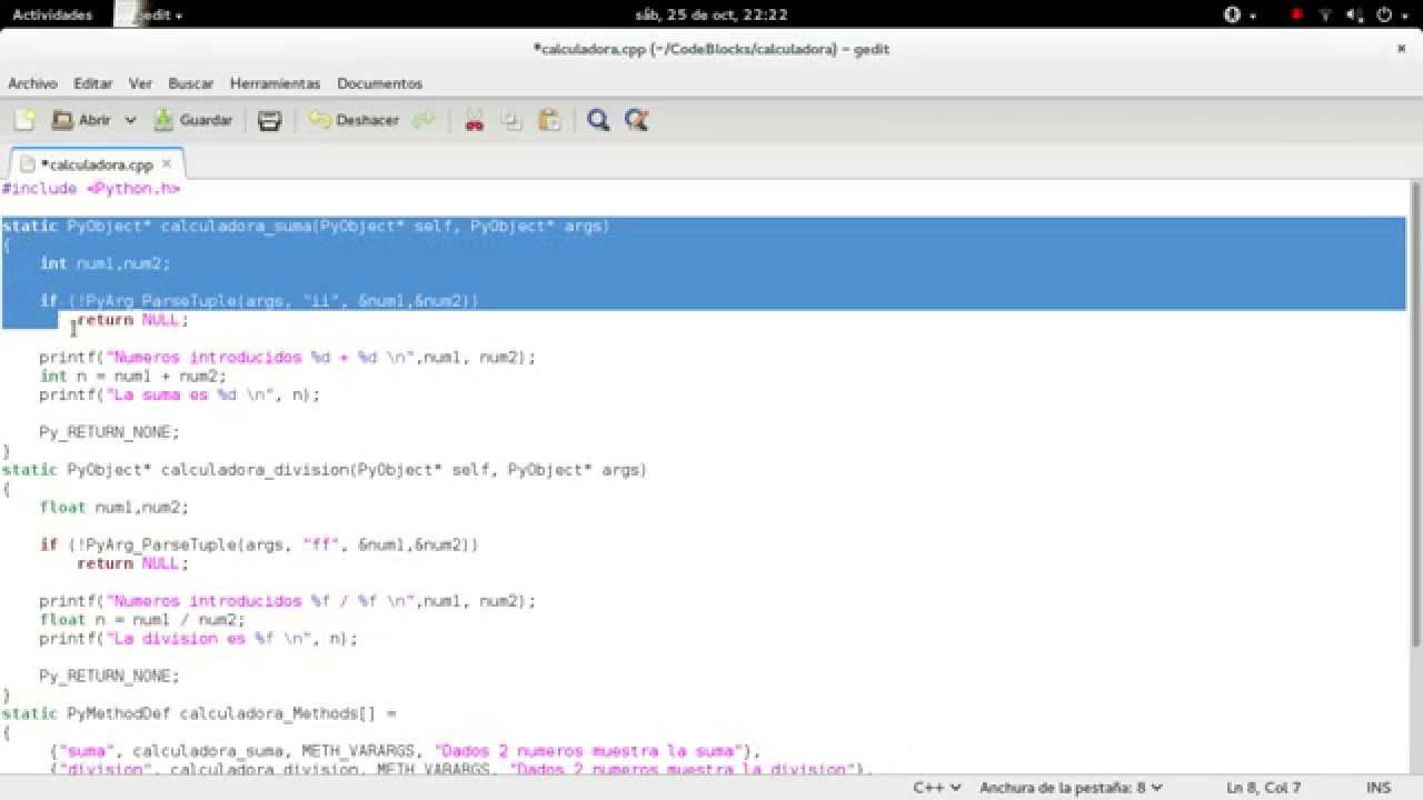Extendiendo Python con librerías C++ - YouTube