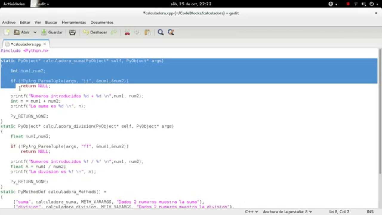 Extendiendo Python con librerías C++ - YouTube