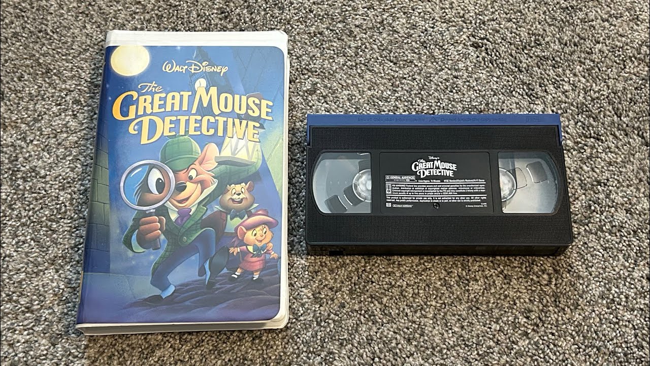 The Great Mouse Detective 2002 VHS Overview - YouTube