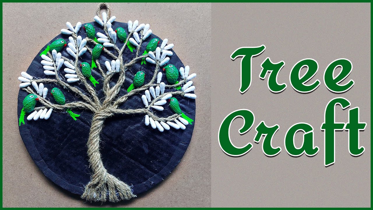 Wall Hanging Craft Ideas | Peanut Shell Craft | DIY Craft - YouTube