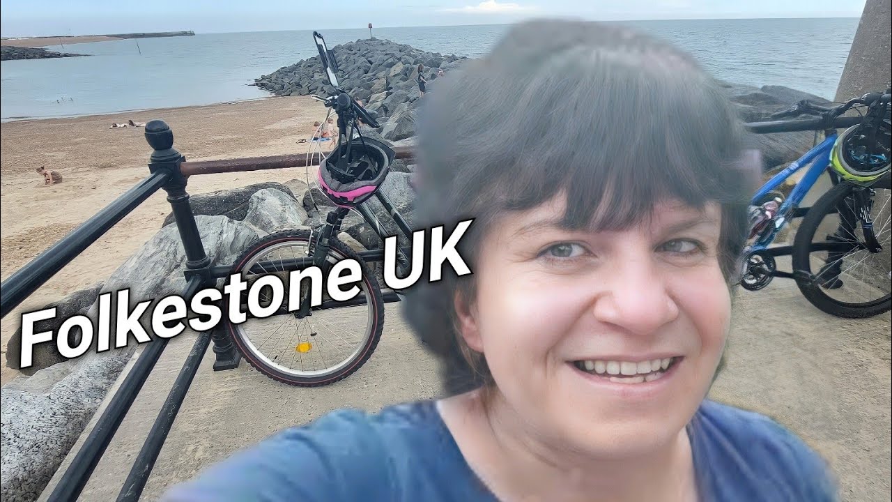 Cycle Route in Folkestone UK - YouTube