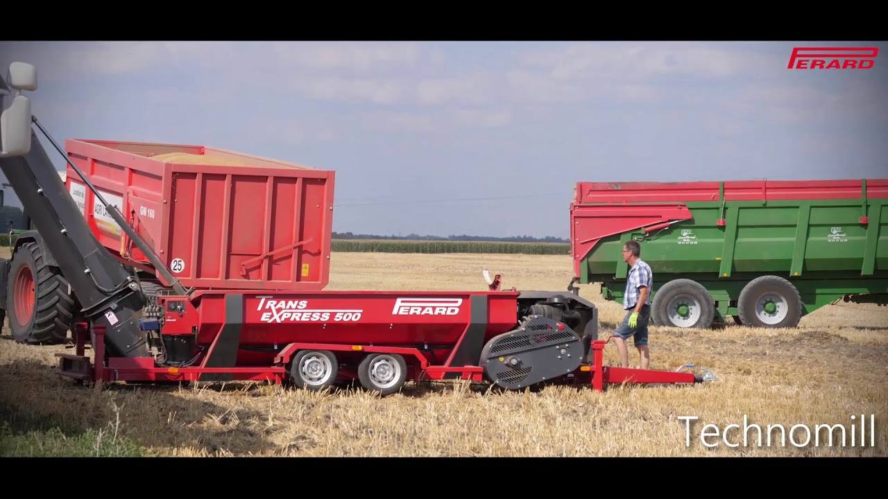 Perard Trans-Express 500 Sistem transbordare cereale - YouTube