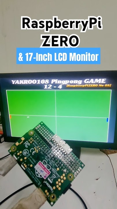 RaspberryPi ZERO & 17" LCD Monitor :No OS/CircuitPython #trending #raspberrypi - YouTube