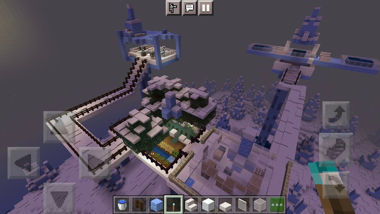 Minecraft Ice Biom World/ ICE TOWER - YouTube