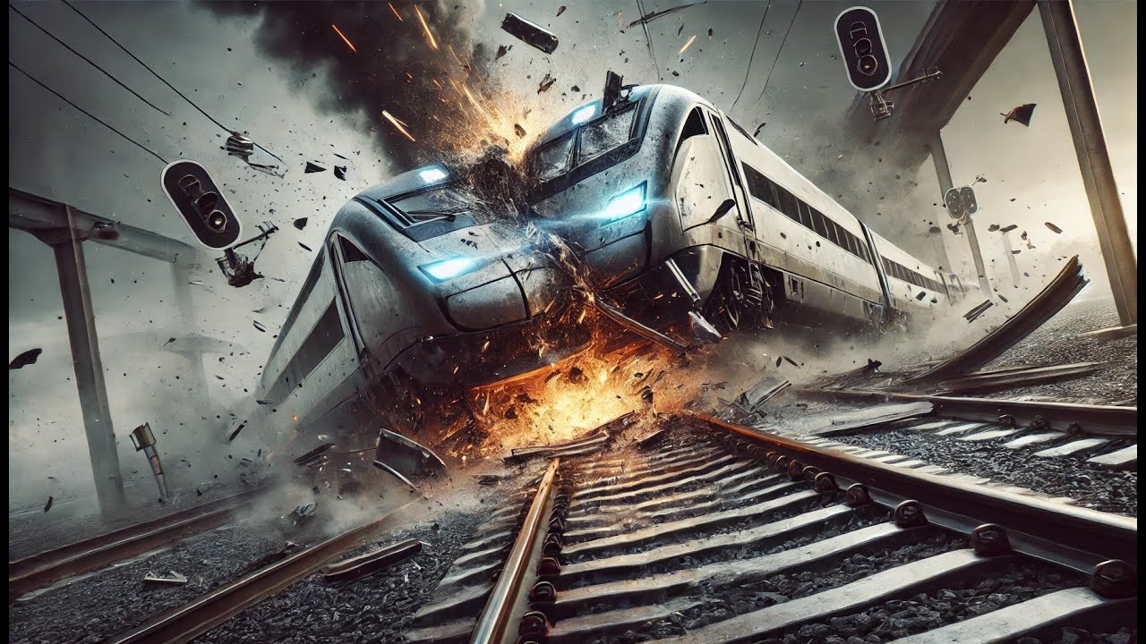 Concentrated Train Crash Compilation I Educational - YouTube