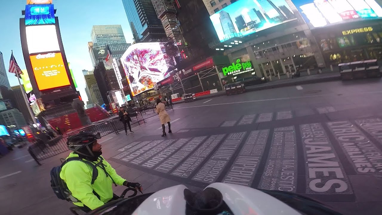 Time Square is a Ghost Town - Vlog 70 - YouTube