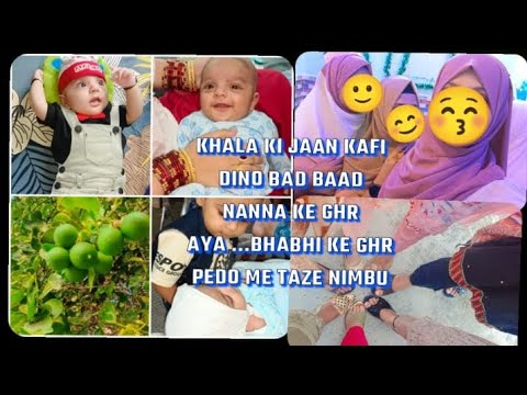 khala ki jaan kafi dino bad nanna ke ghr aya😘bhabhi ke ghar ped me ...