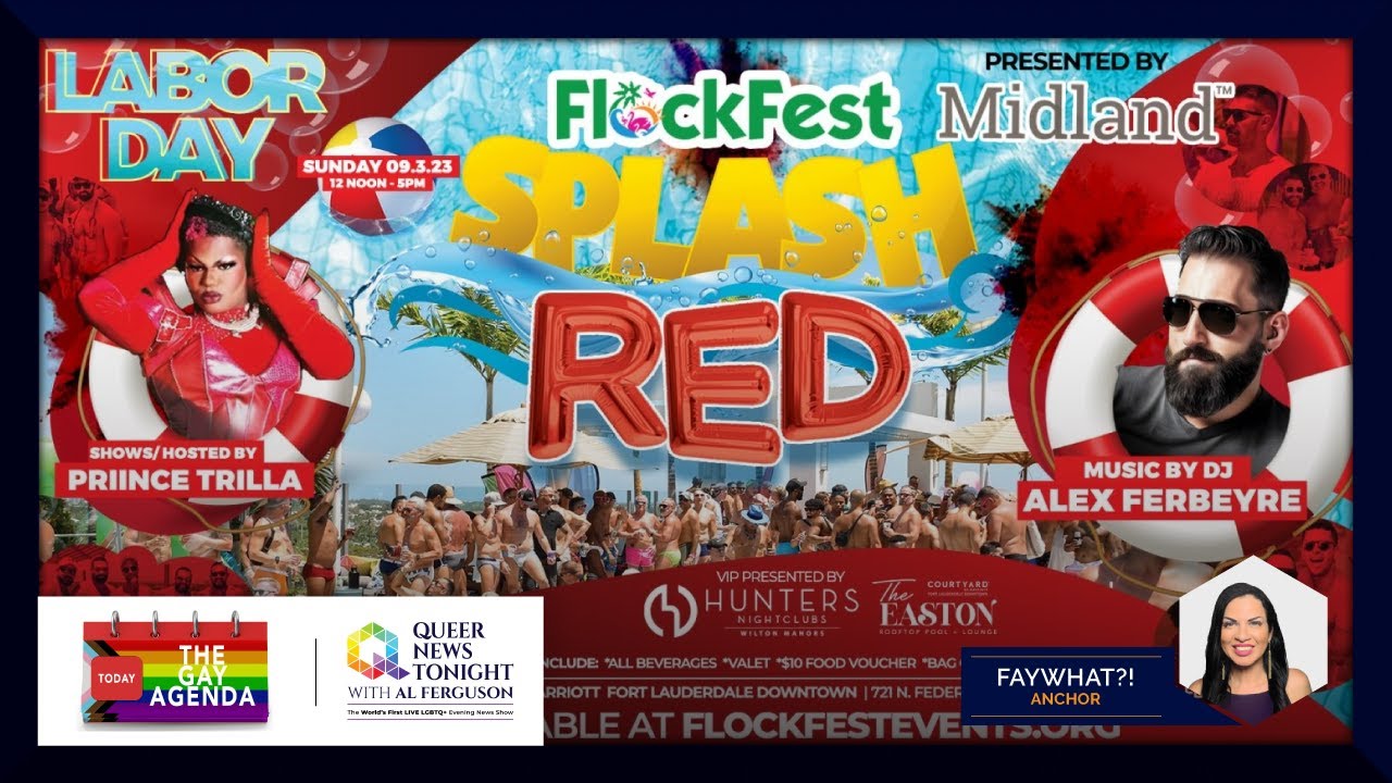 FlockFest SPLASH Red Pool Party presented by Midland On September 3 ...