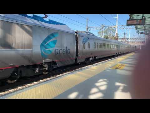 Northbound Acela at Fairfield Metro - YouTube