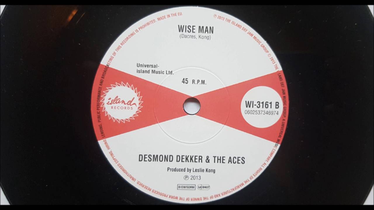 Desmond Dekker And The Aces - Wise Man - YouTube