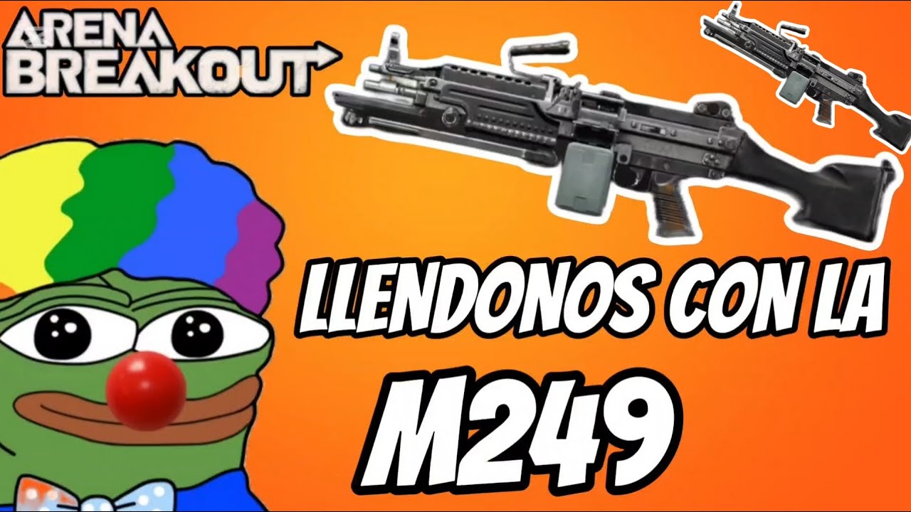 LA PARTIDA MAS TRISTE CON LA M249😿 LLENDONOS POR PRIMERA VEZ CON LA ...
