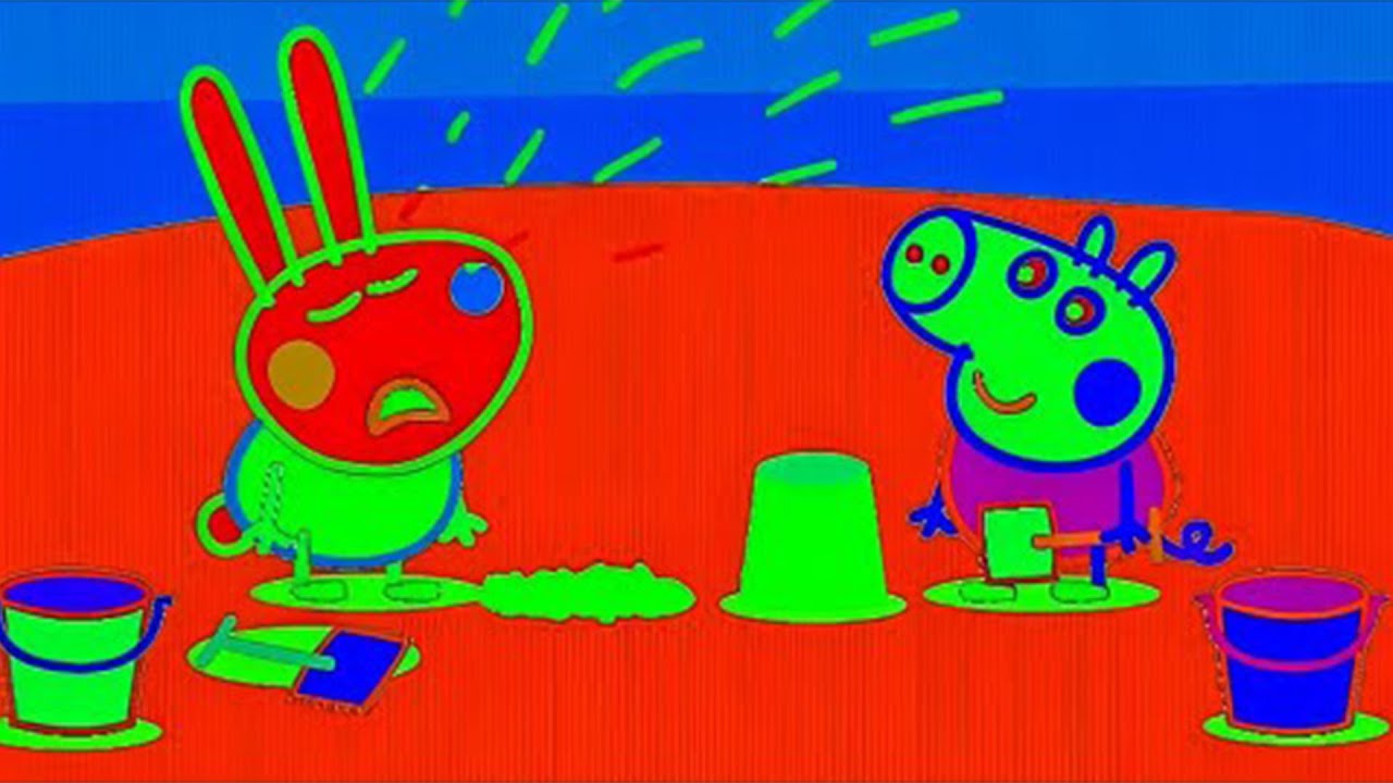 Peppa Pig Crying While Playing In The Sand | Peppa Pig Video Different ...
