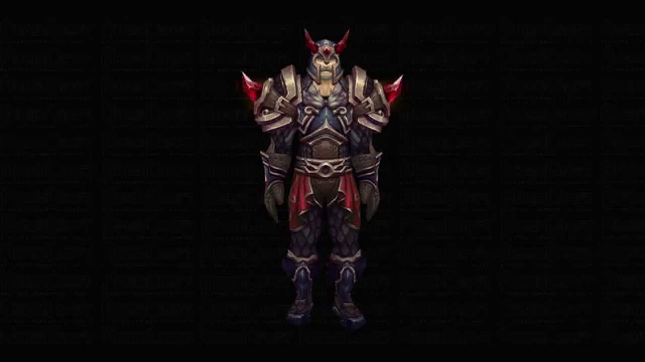 Warlords of Draenor(World of Warcraft) - Crafted Mail Armor - YouTube