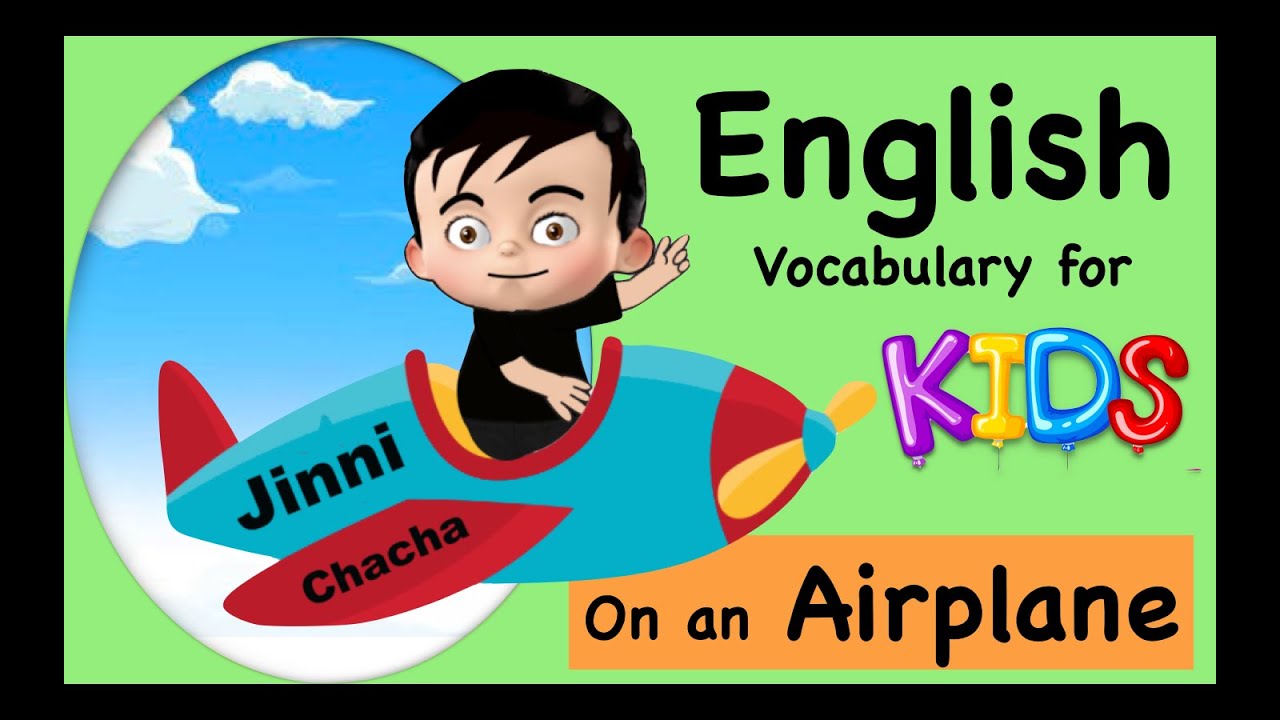 Kids English | Kids travel | Airplane travel for kids | English ...
