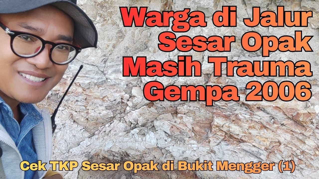 Cek TKP Singkapan Sesar Opak di Bukit Mengger Bantul - YouTube