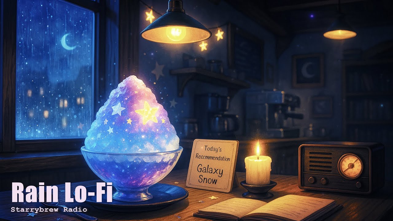 Rainy Night Ice Café 🍧 | Chillhop · Lo-fi · Study · Relax | 1 Hour ...