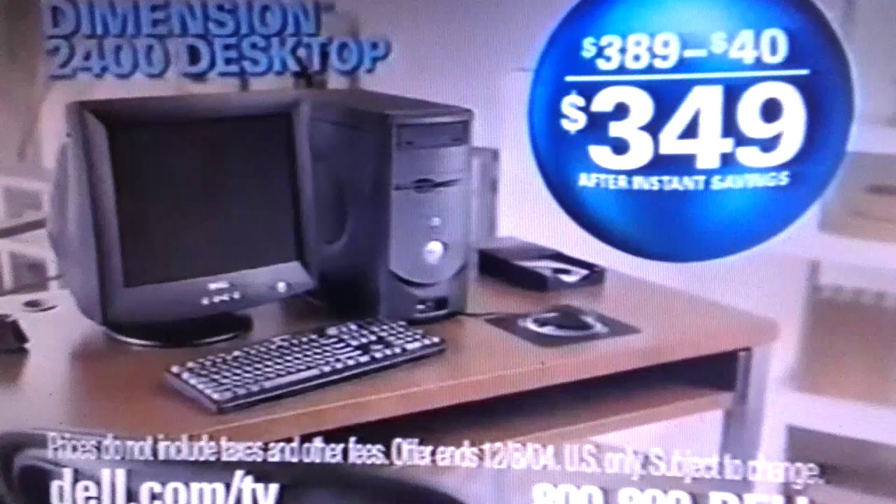 Dell Great Deals From Dell Christmas Commercial 2004 - YouTube