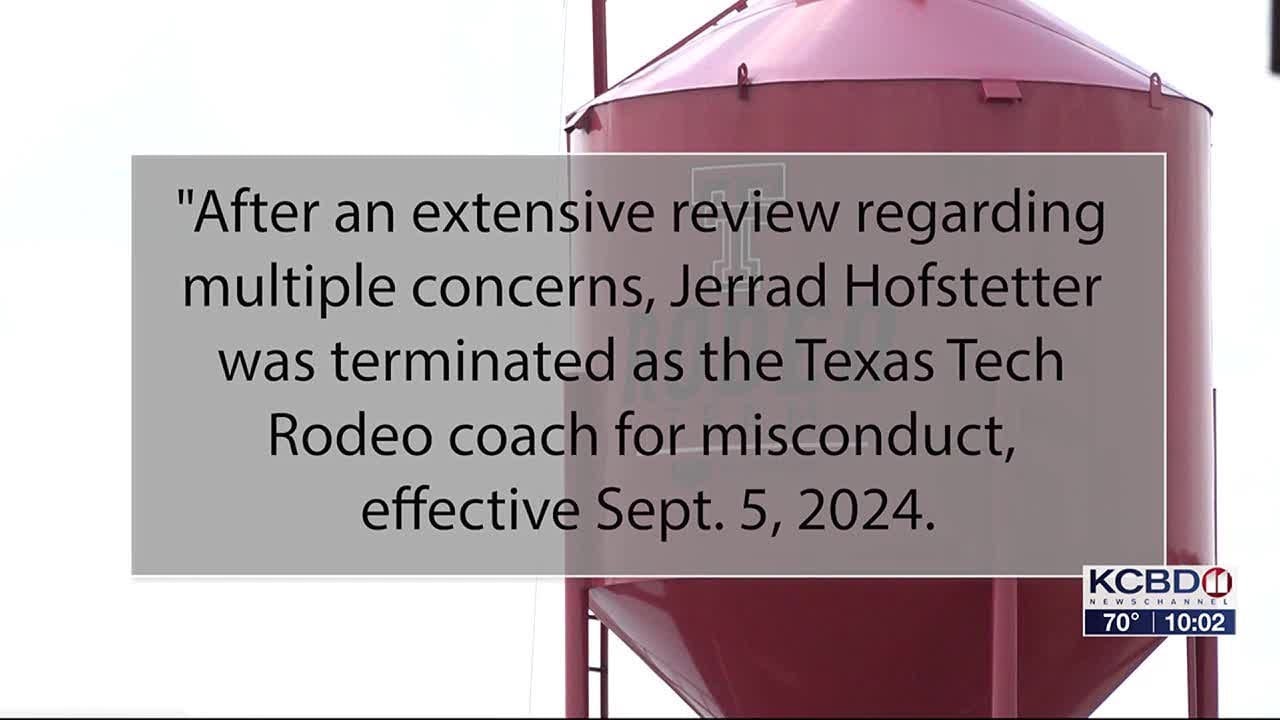 Outpouring of support for fired TTU Rodeo Coach - YouTube