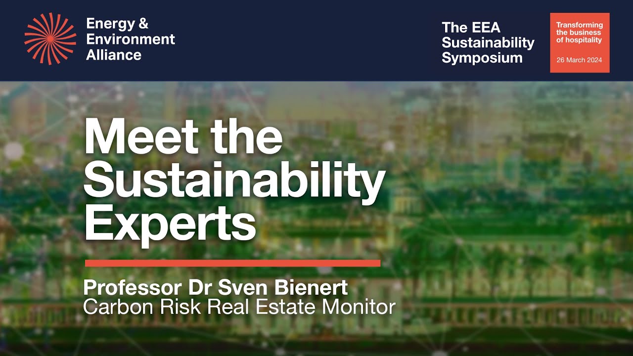 Meet the Sustainability Experts: Professor Dr Sven Bienert, CRREM - YouTube