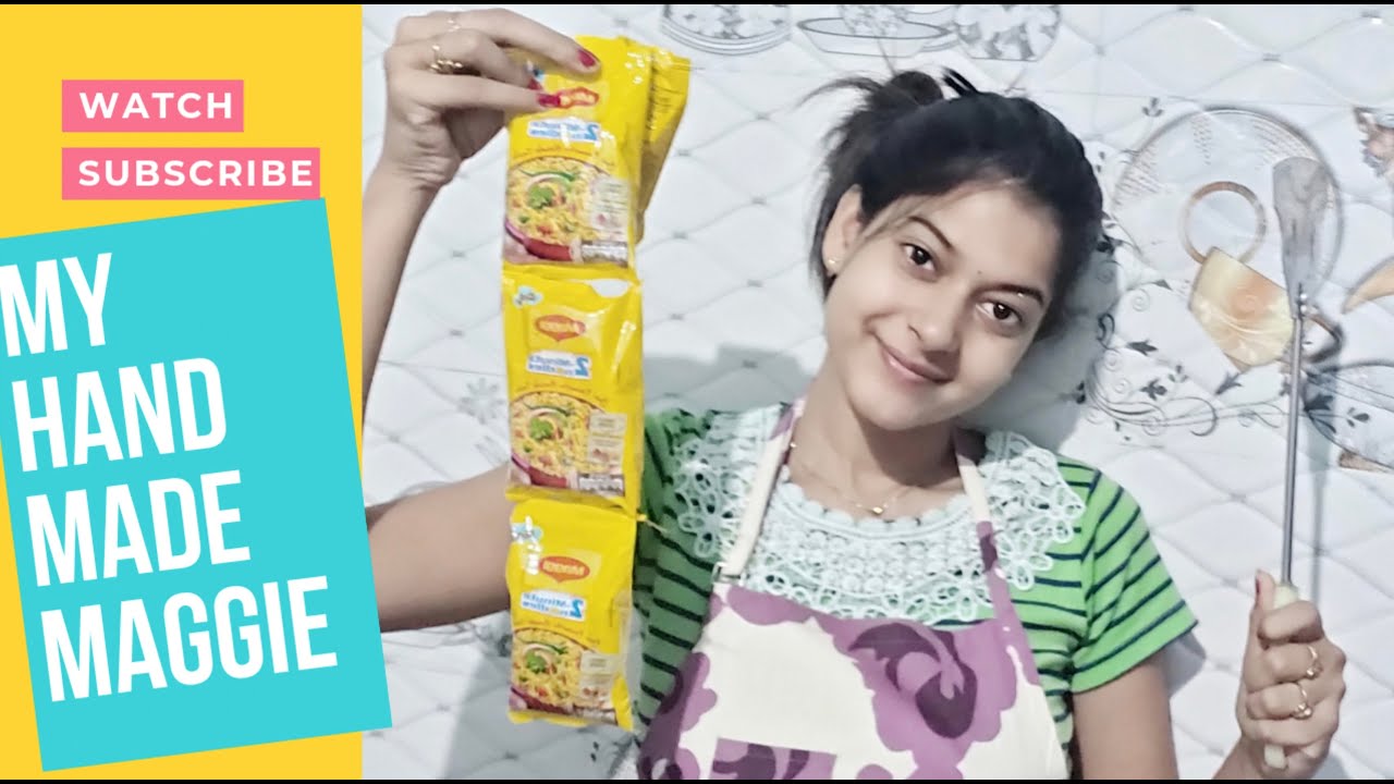 My hand made maggie....the different way to make it🥰🥰🥰 - YouTube