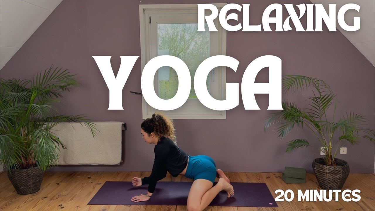 20 Minute Slow Yoga Stretch (To Feel Relaxed and Good) - YouTube