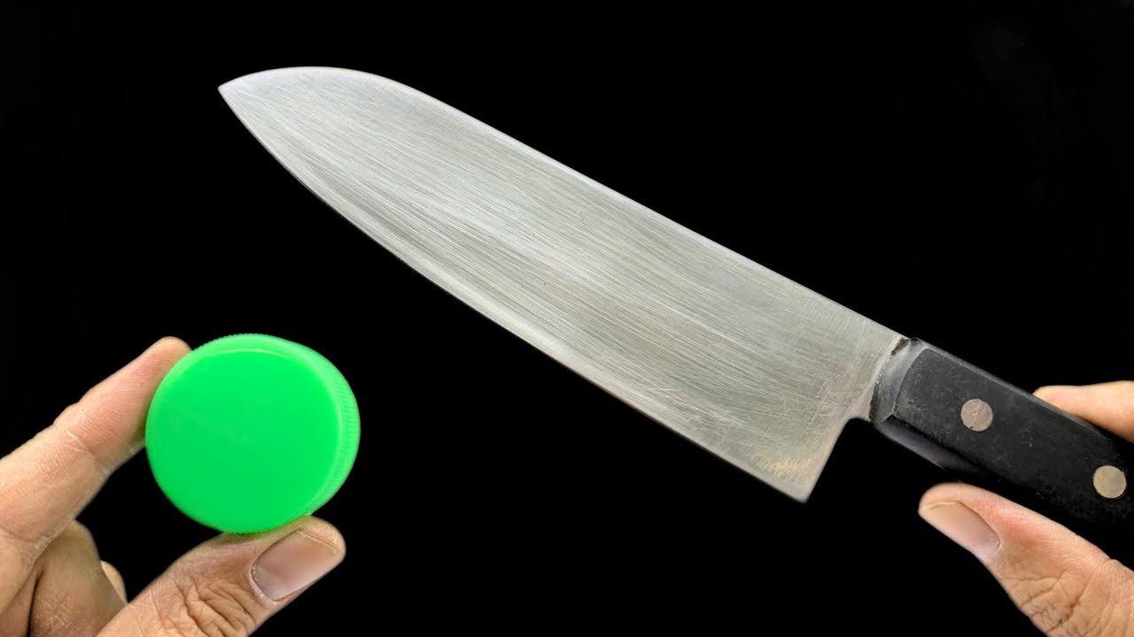 Knife Like Razor Sharp! Sharpen Your Knife in 1 Minute With This DIY ...