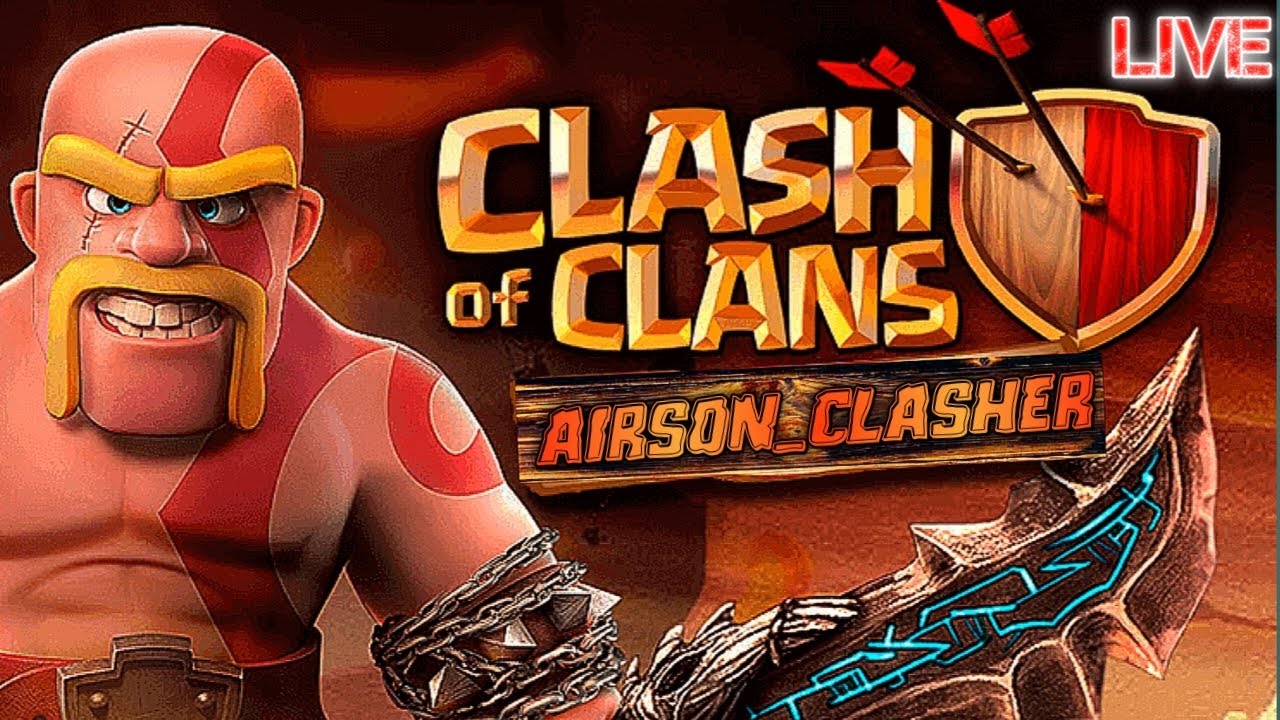 LET'S GO...Clash Of Clans : Play With Chatting | Playing Airson_clasher ...