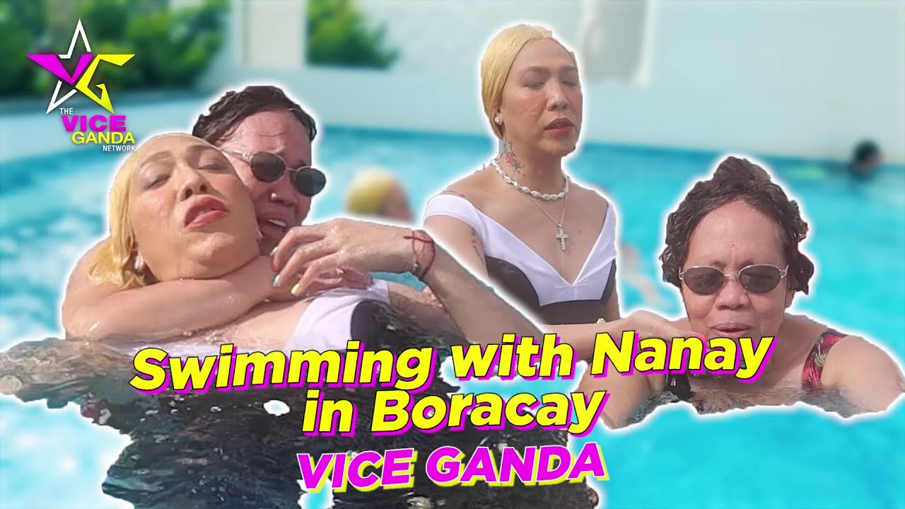 Swimming with Nanay in Boracay | VICE GANDA - YouTube