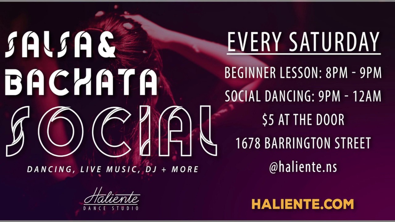 Salsa dancing in Halifax. Event by Haliente's Dance Studio. - YouTube