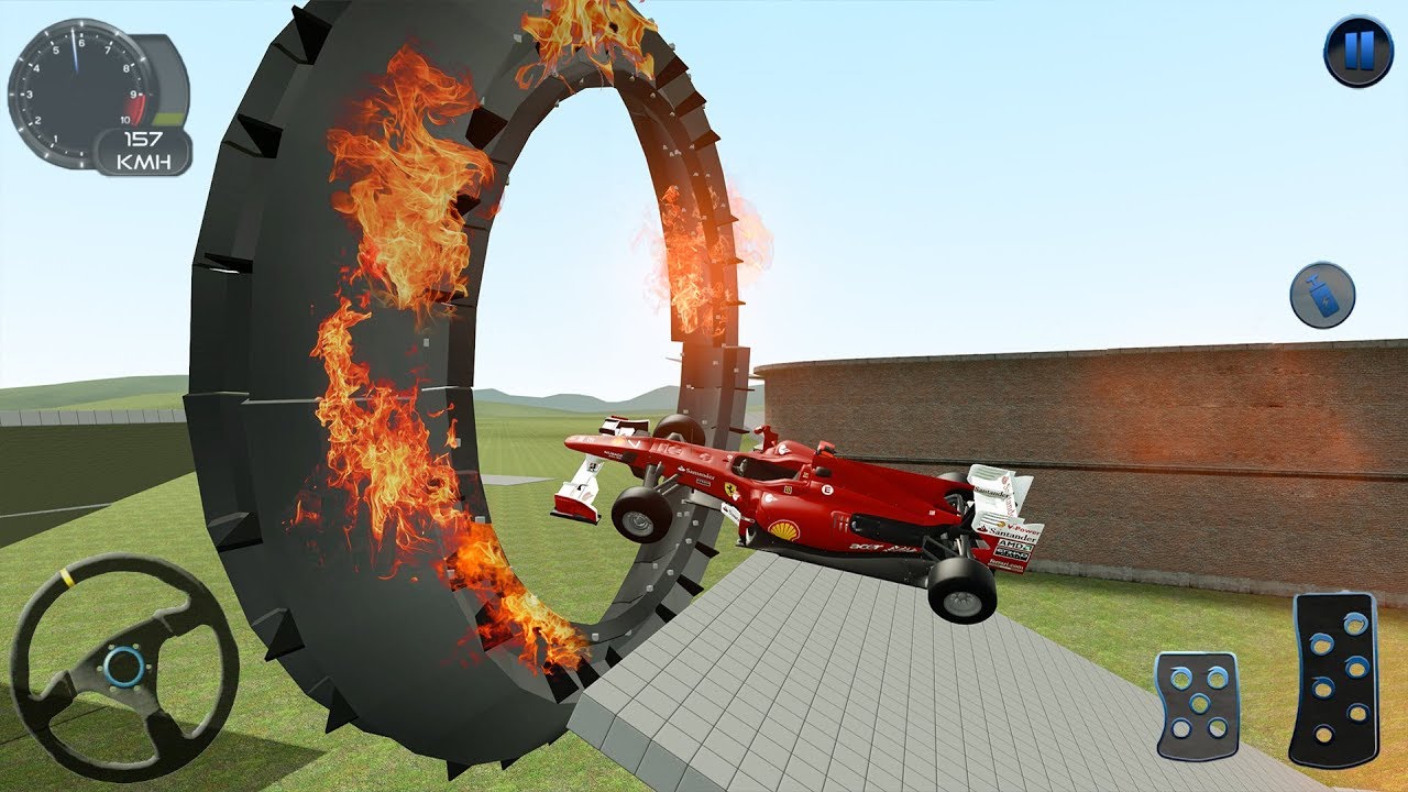 Driving Formula GT Racing Car on Extreme Stunts Track - Android ...