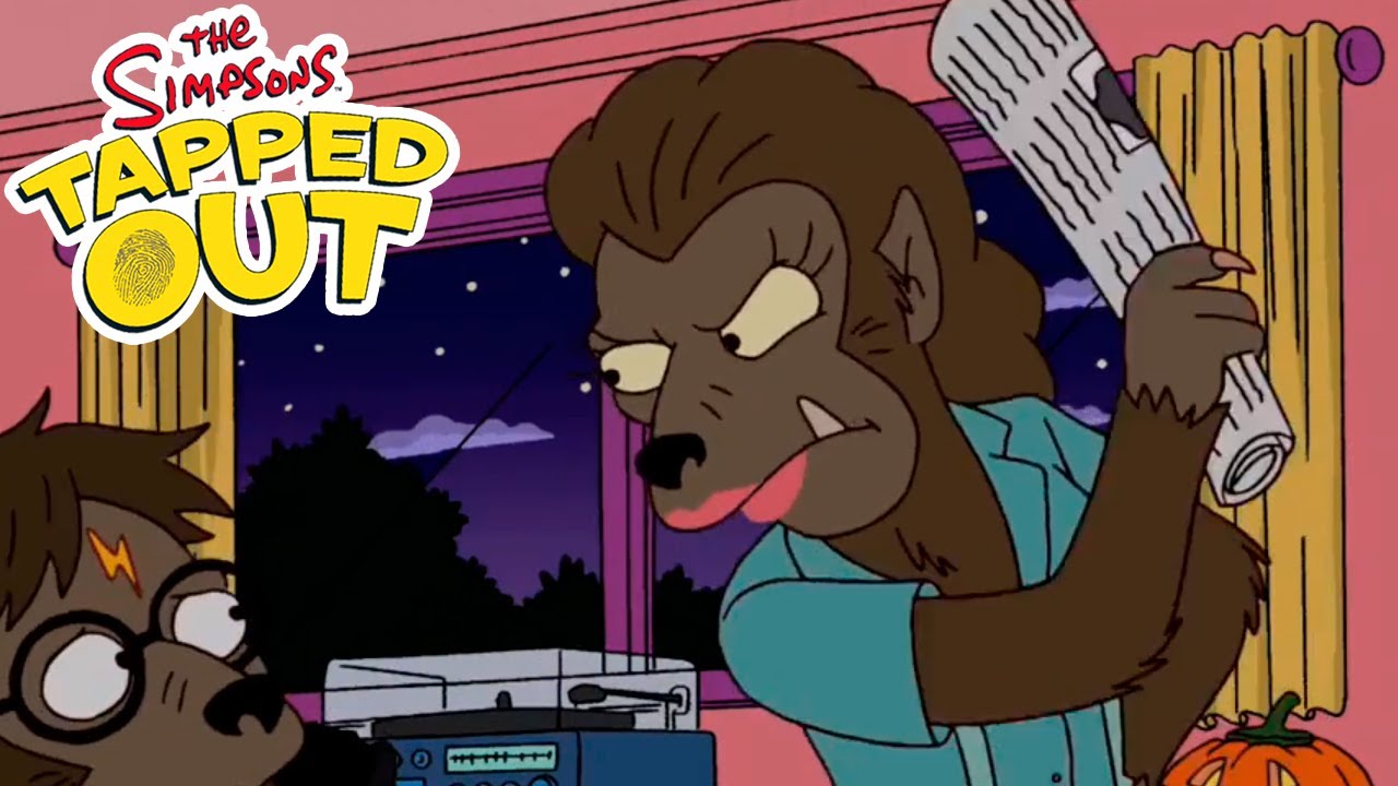 The Simpsons: Tapped Out - Halloween Event (2018) | She-Wolf - YouTube