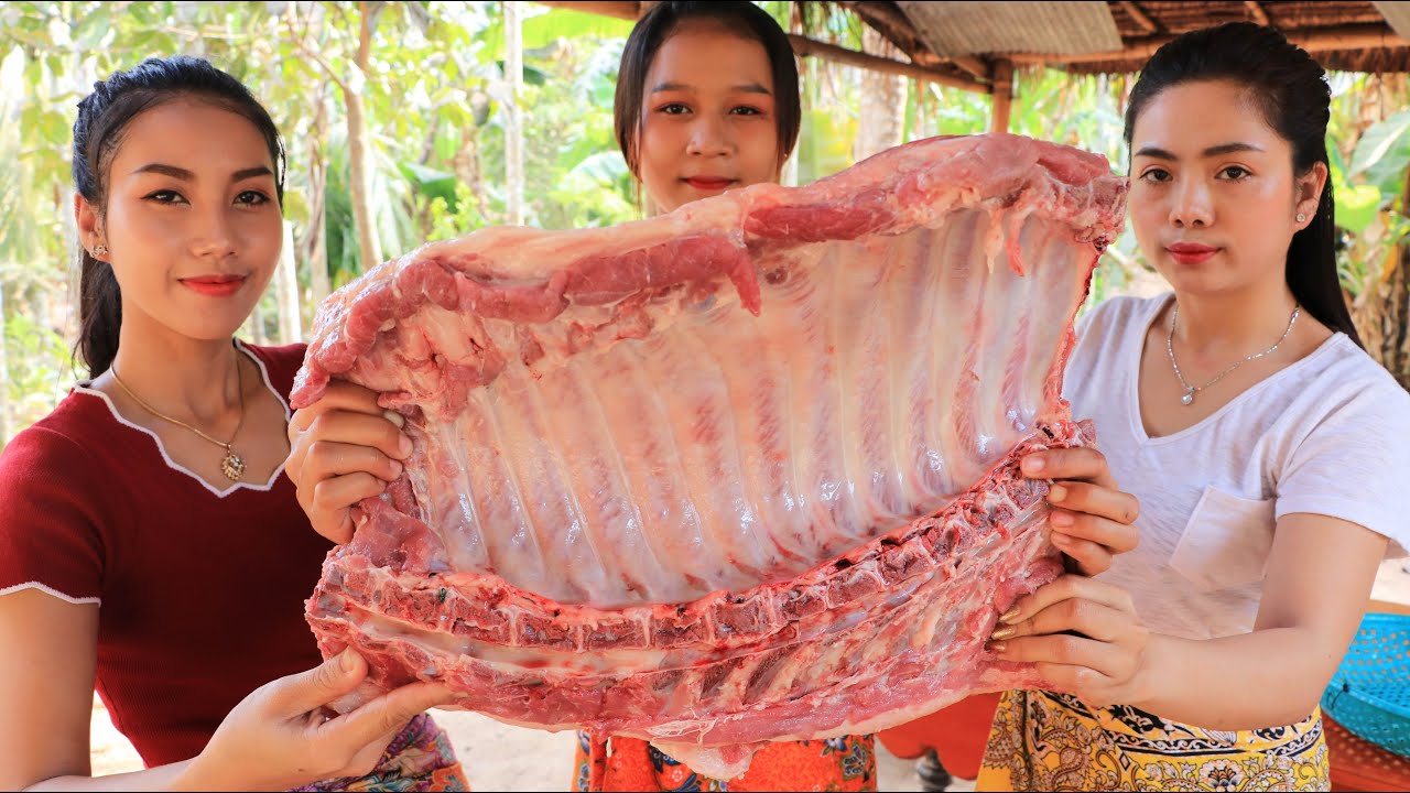 Ribs pork crispy with fish sauce recipe - YouTube