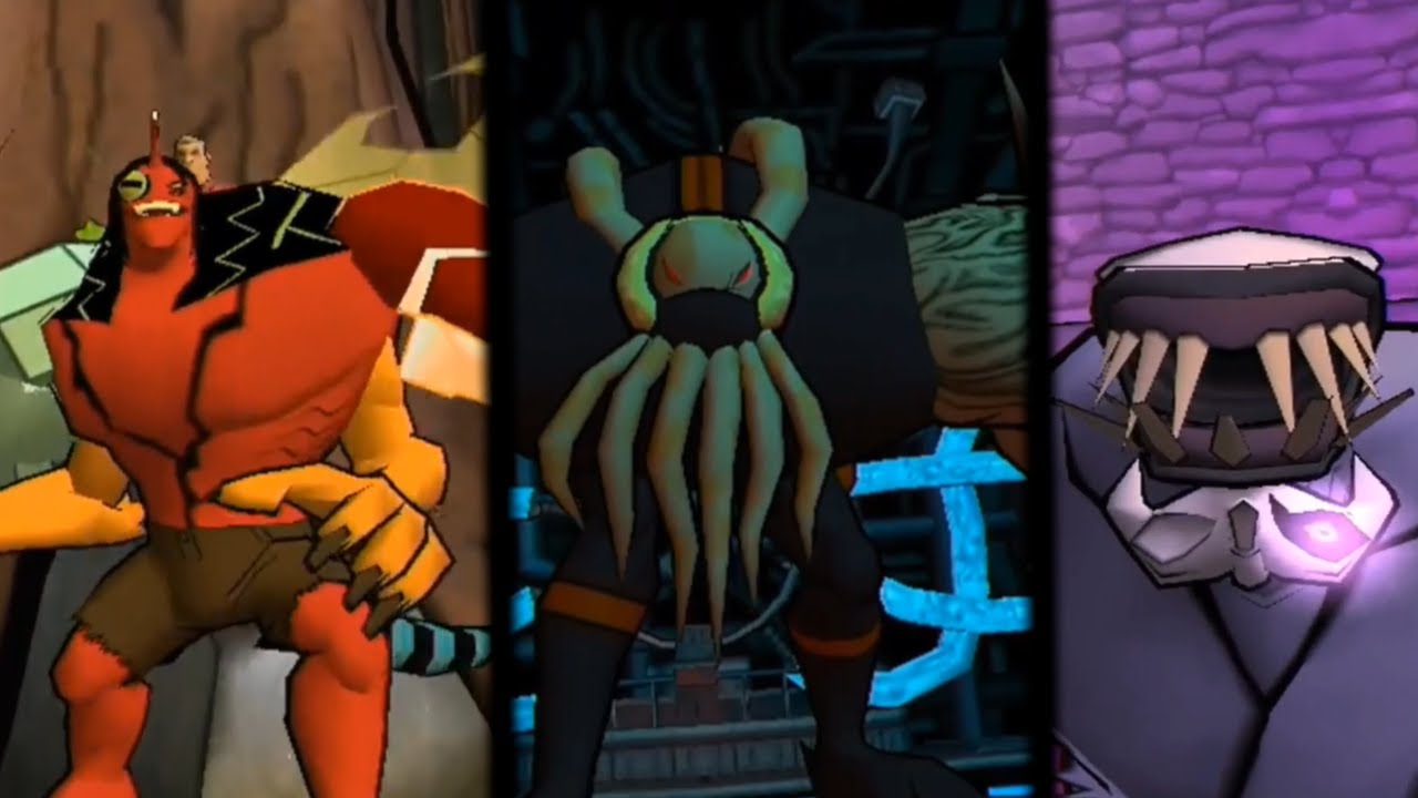 Ben 10 Protector of Earth - All Boss Battles - YouTube