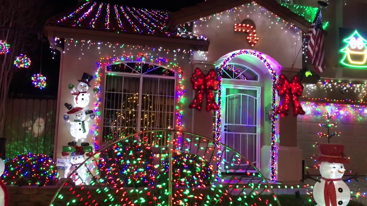 Amazing Christmas Lights Neighborhood! - YouTube
