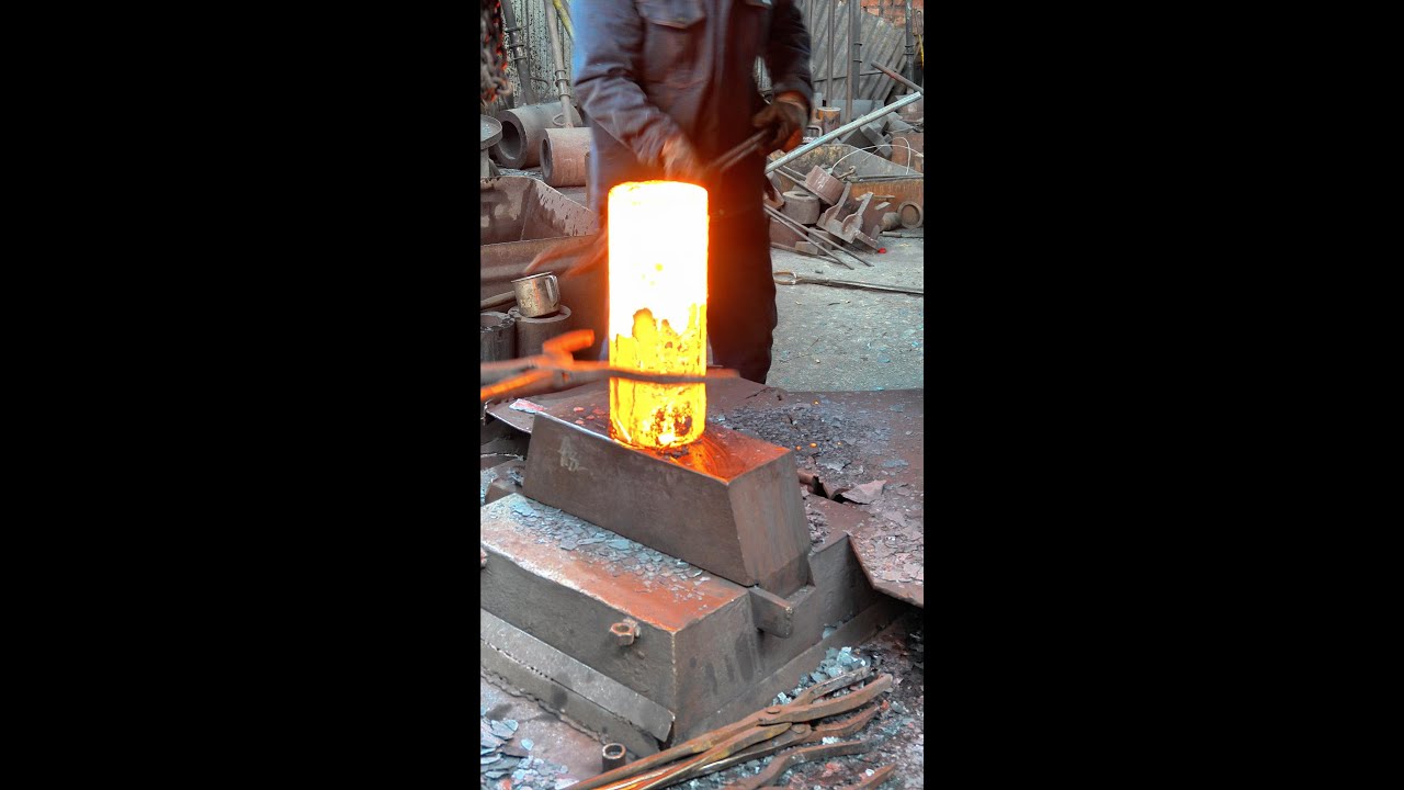 Heavy Steel Forging Process | Inside an Industrial Factory #manufacture ...