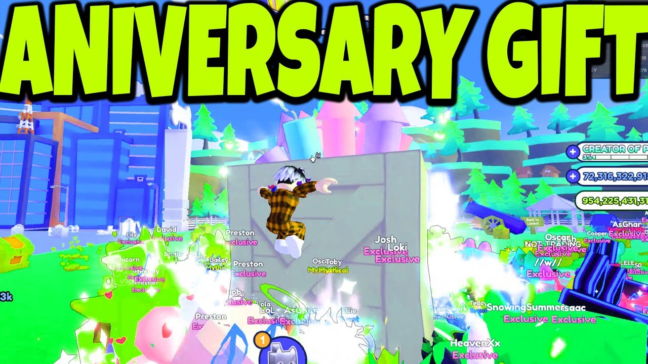 WHAT I GOT AT ANNIVERSARY GIFT IN PET SIMULATOR X! - YouTube
