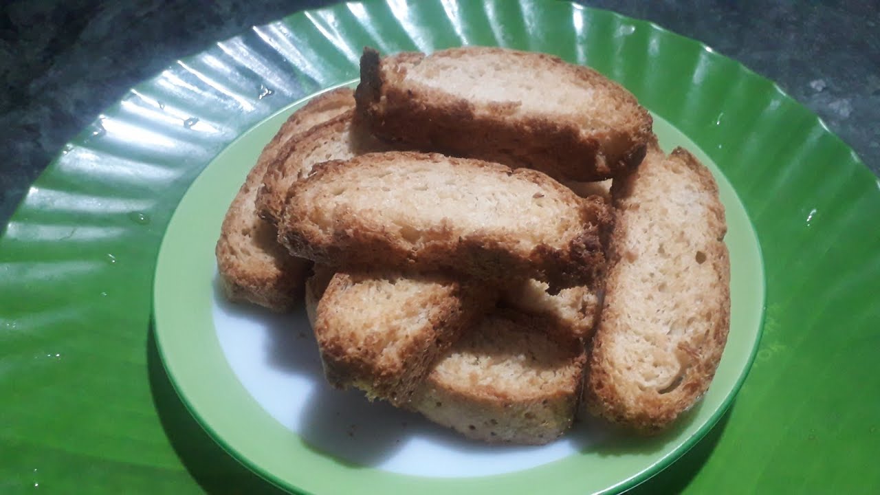 Tasty and delicious recipe of roasted cake (rusk biscuits)|Rusk ...