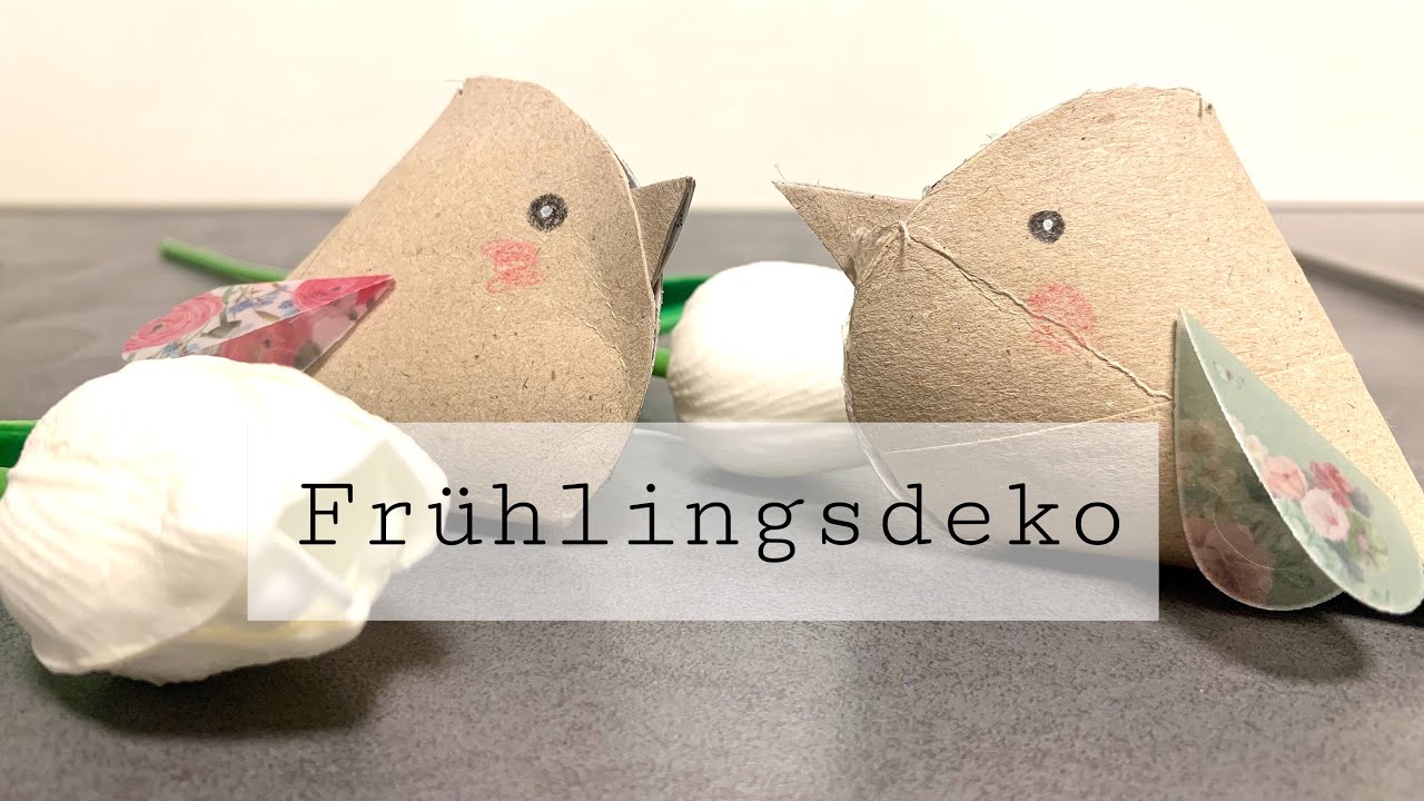 Wunderbar Vogel Basteln Klopapierrolle Fotos