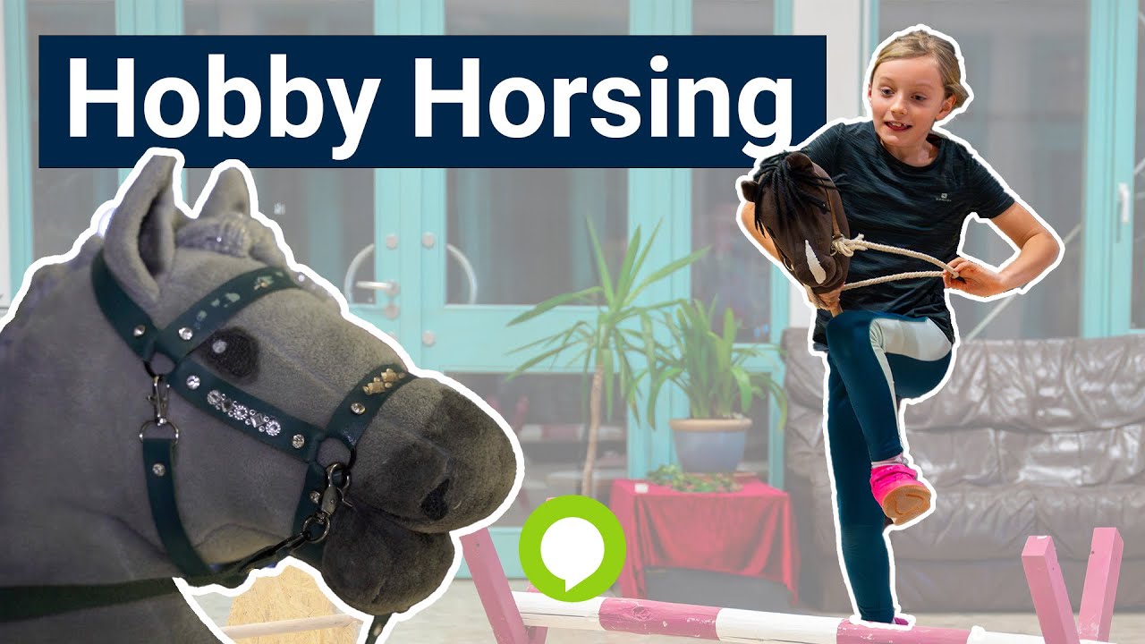 SPRUNGTRAINING beim Hobby Horsing 🐴 - YouTube