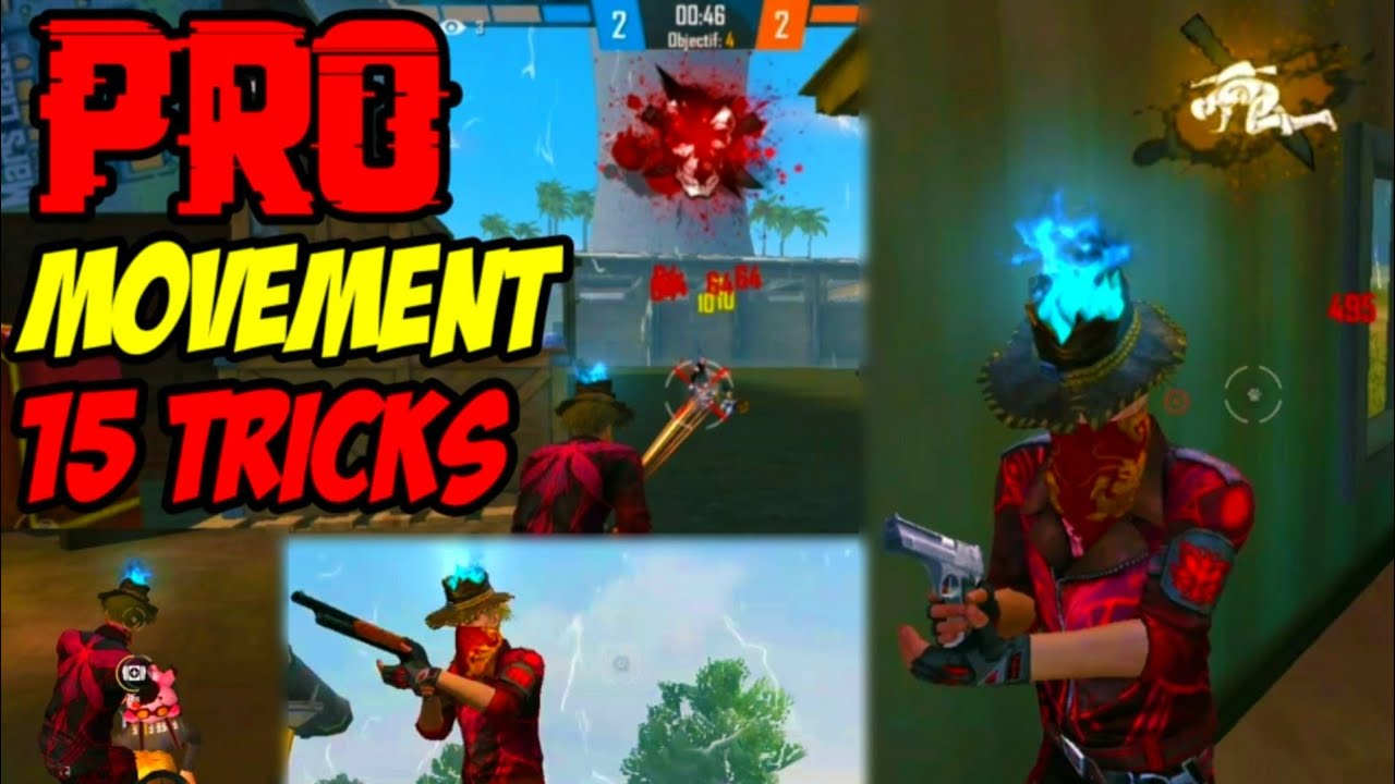 TOP 15 - HOW TO MAKE MOVEMENT LIKE A PRO IN FREE FIRE | MOUVEMENT PRO ...