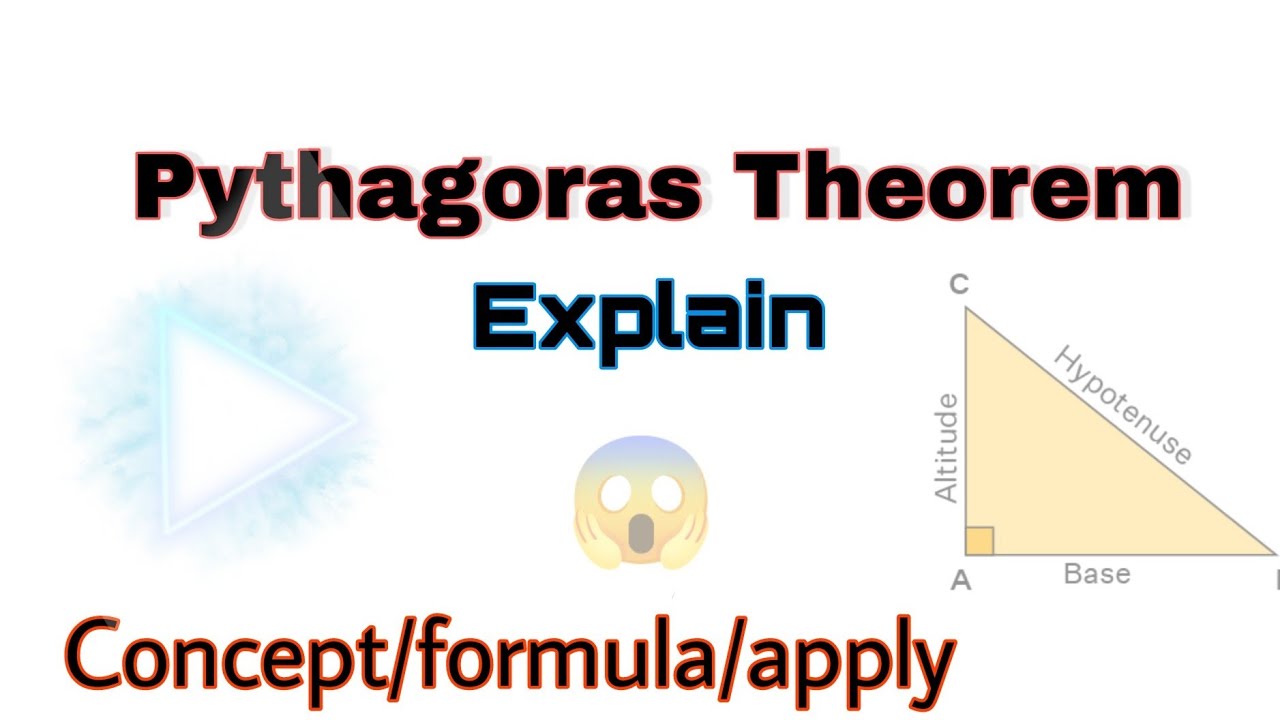 Pythagoras Theorem ? | Concept/Formula/apply😱 - YouTube