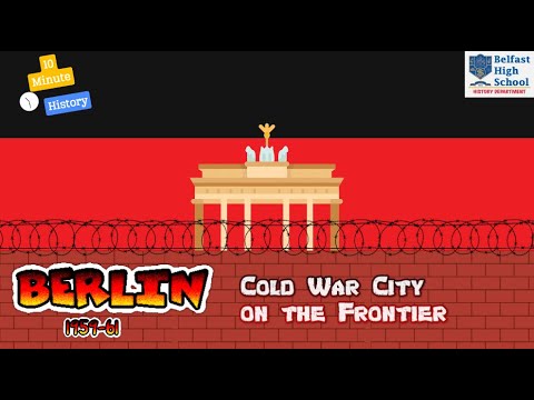 BERLIN City on the Cold war frontline 1958 - 61 - YouTube
