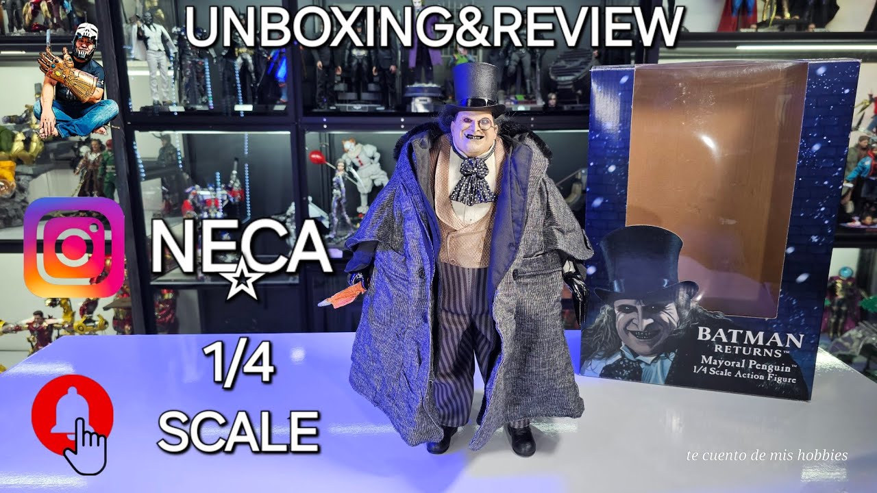 Neca☆ The Penguin Mayoral Oswald Cobblepot Batman Returns 1/4 Scale ...