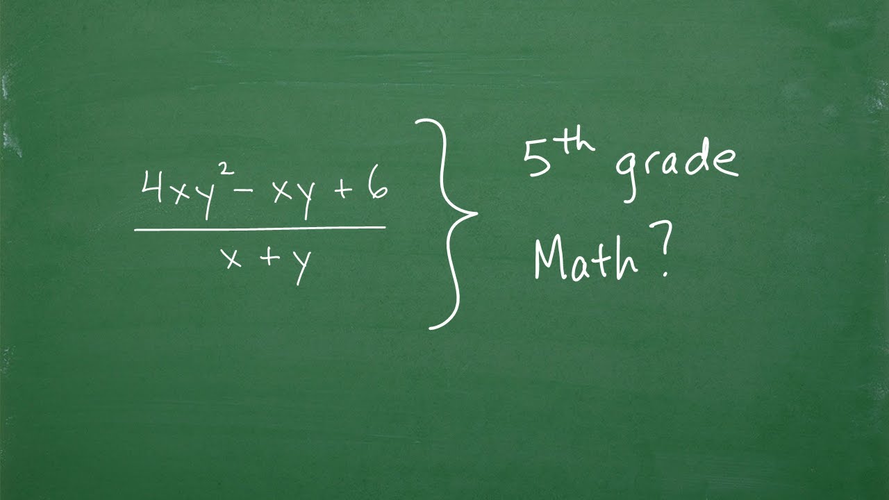 How I Would Explain Algebra To A 5th Grader YouTube How I Would Explain Algebra To A 5th Grader YouTube
