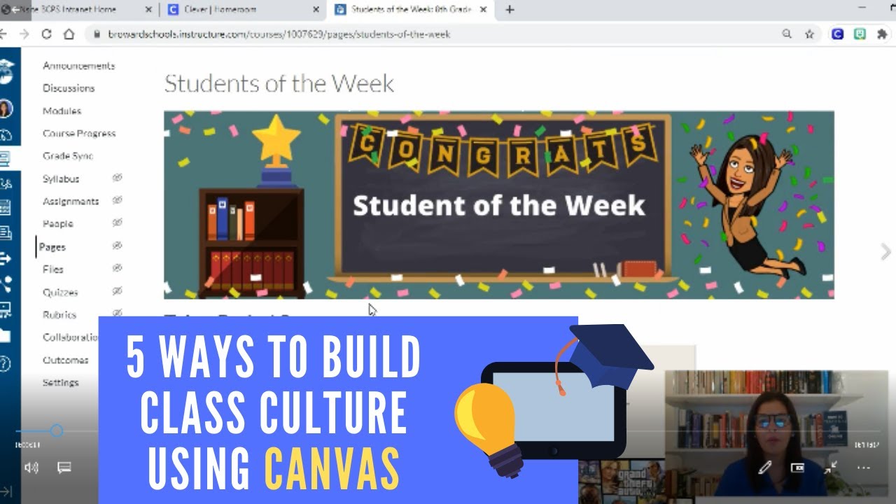 5 Ways to Create Class Culture Using CANVAS - YouTube