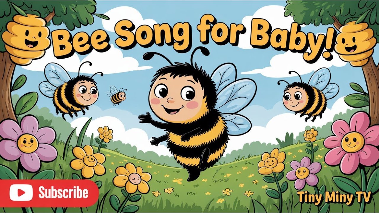 Bee Song for Baby | Bee Baby song | Busy Bee song | Buzzy Bee song ...