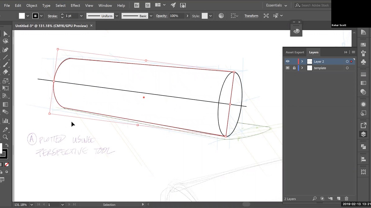 How to draw with vector lines and ellipses in Adobe Illustrator. - YouTube